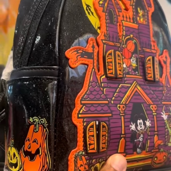 Disney | Bags | Disney Parks Halloween 224 Castle Skeleton Mickey Mouse ...